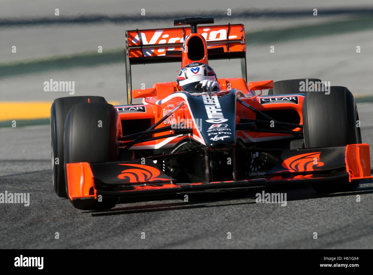Motorsports, Timo Glock, GER, in the Virgin VR-01 race car, Formula 1 ...