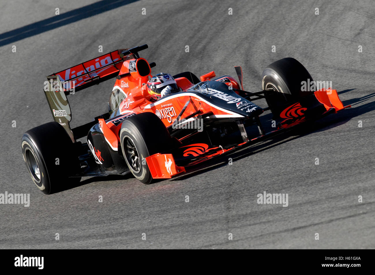 Motorsports, Timo Glock, GER, in the Virgin VR-01 race car, Formula 1 ...