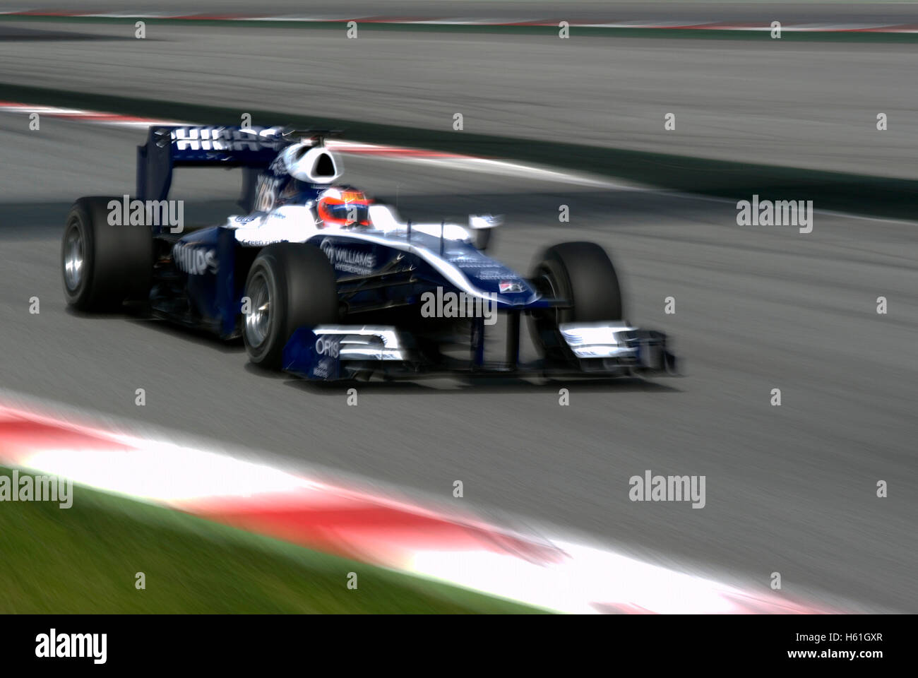 Motorsports, Rubens Barrichello, Brazil, in the Williams FW31 race car ...