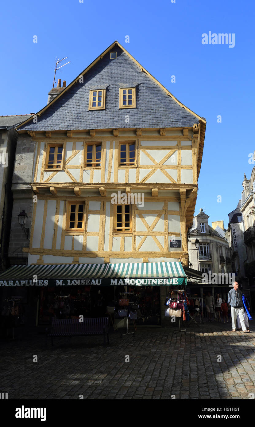 Bretagne wood building hi-res stock photography and images - Alamy