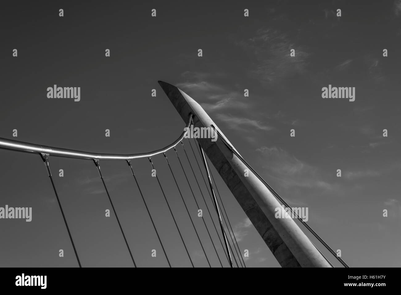 Harbor Drive Pedestrian Bridge, San Diego, California, USA Stock Photo ...