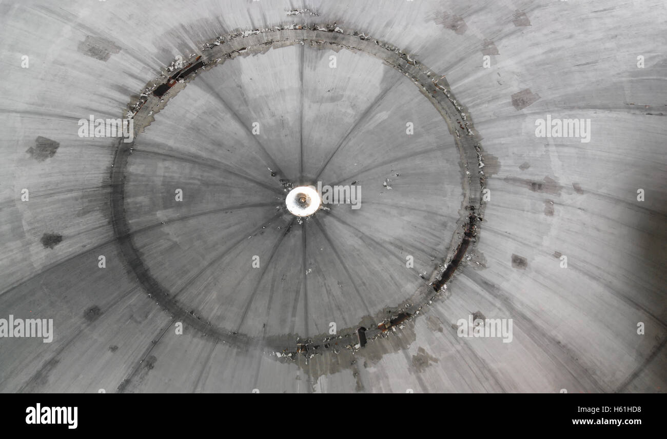 Radar absorbing dome. Inside view Stock Photo - Alamy