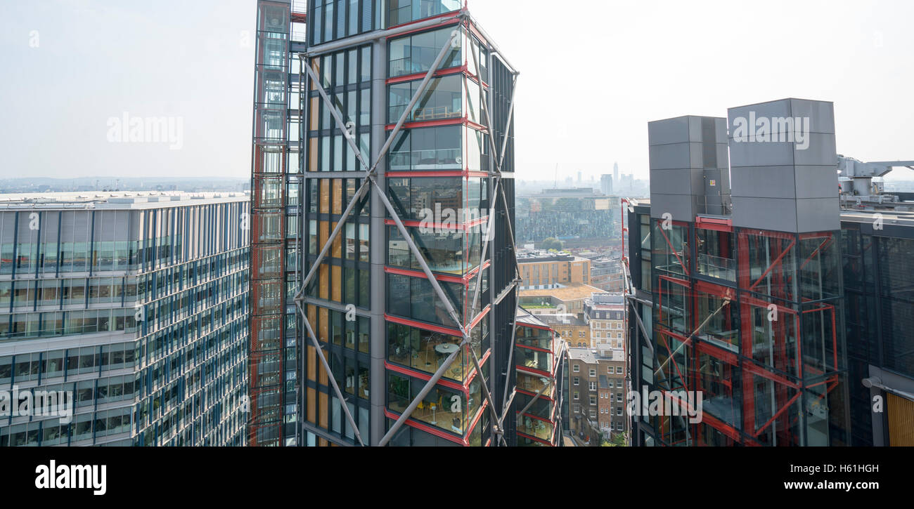 New office buildings and apartments in the city of London Stock Photo ...