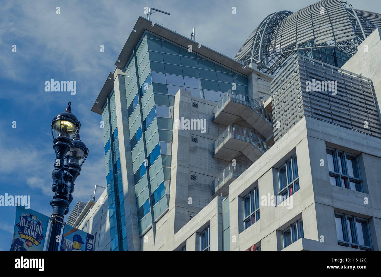 Central Library building. Downtown San Diego, California, USA Stock ...