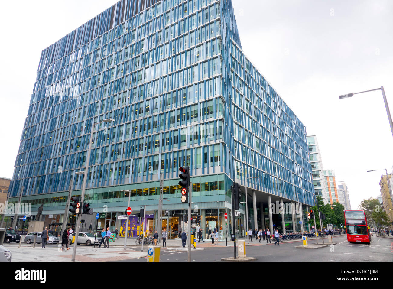 Modern Office Buildings and apartments in London Southwark Stock Photo ...