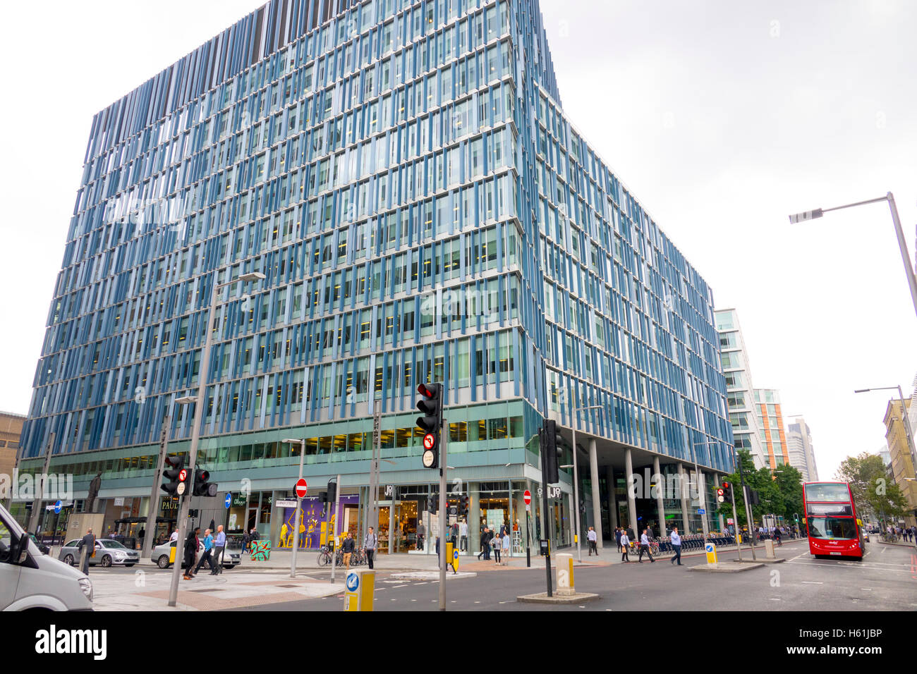 Modern Office Buildings and apartments in London Southwark Stock Photo ...