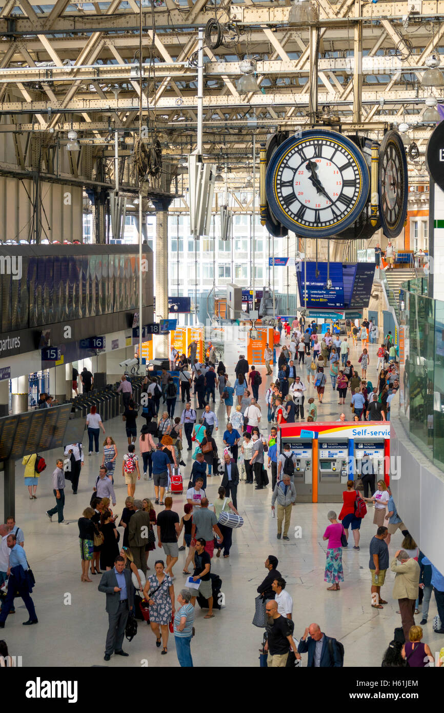 Famous Waterloo Station in London Stock Photo - Alamy