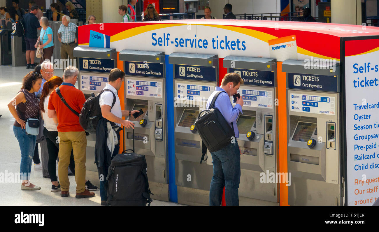 Self service tickets hi-res stock photography and images - Alamy