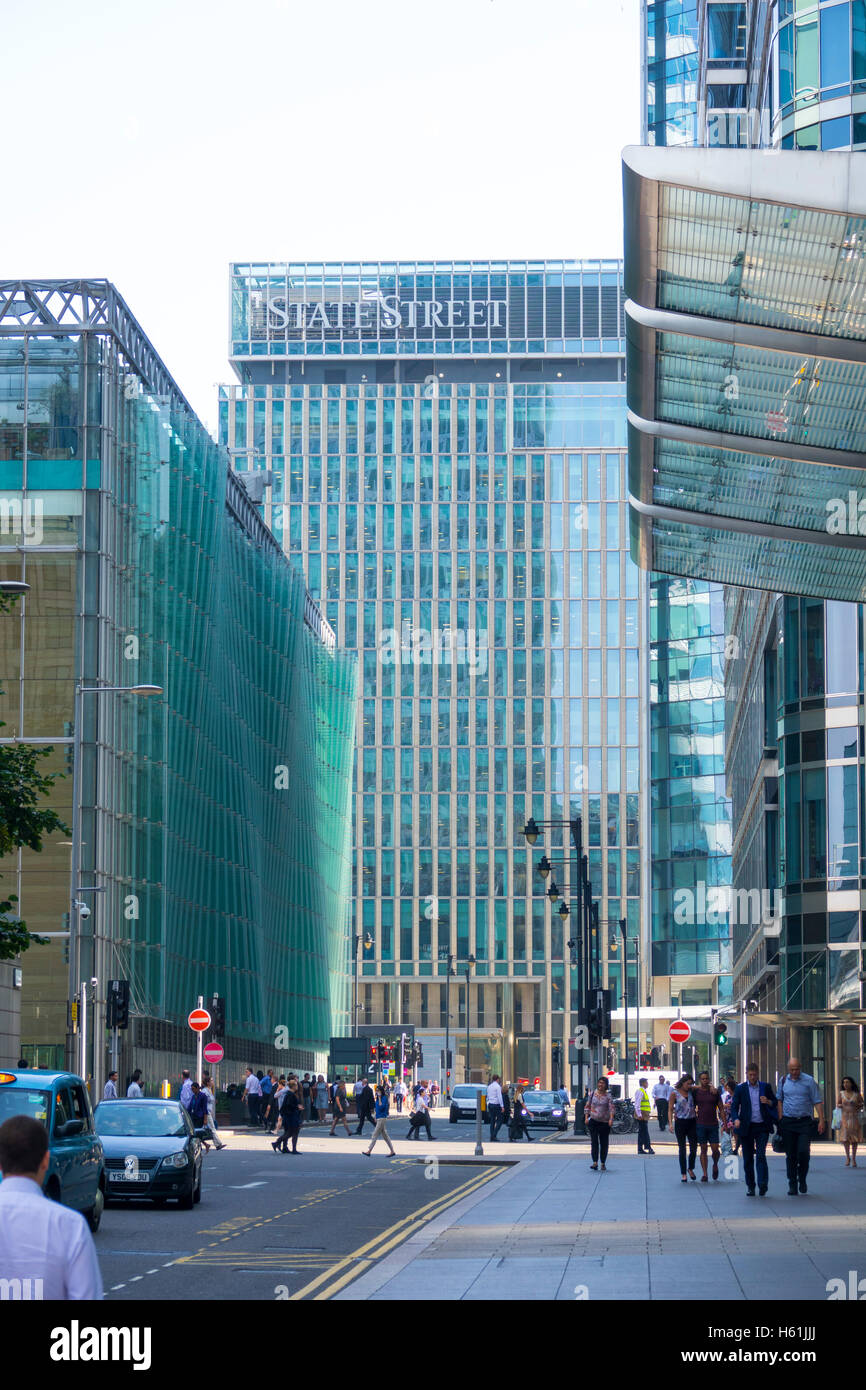 State Street Building at Canary Wharf Stock Photo - Alamy