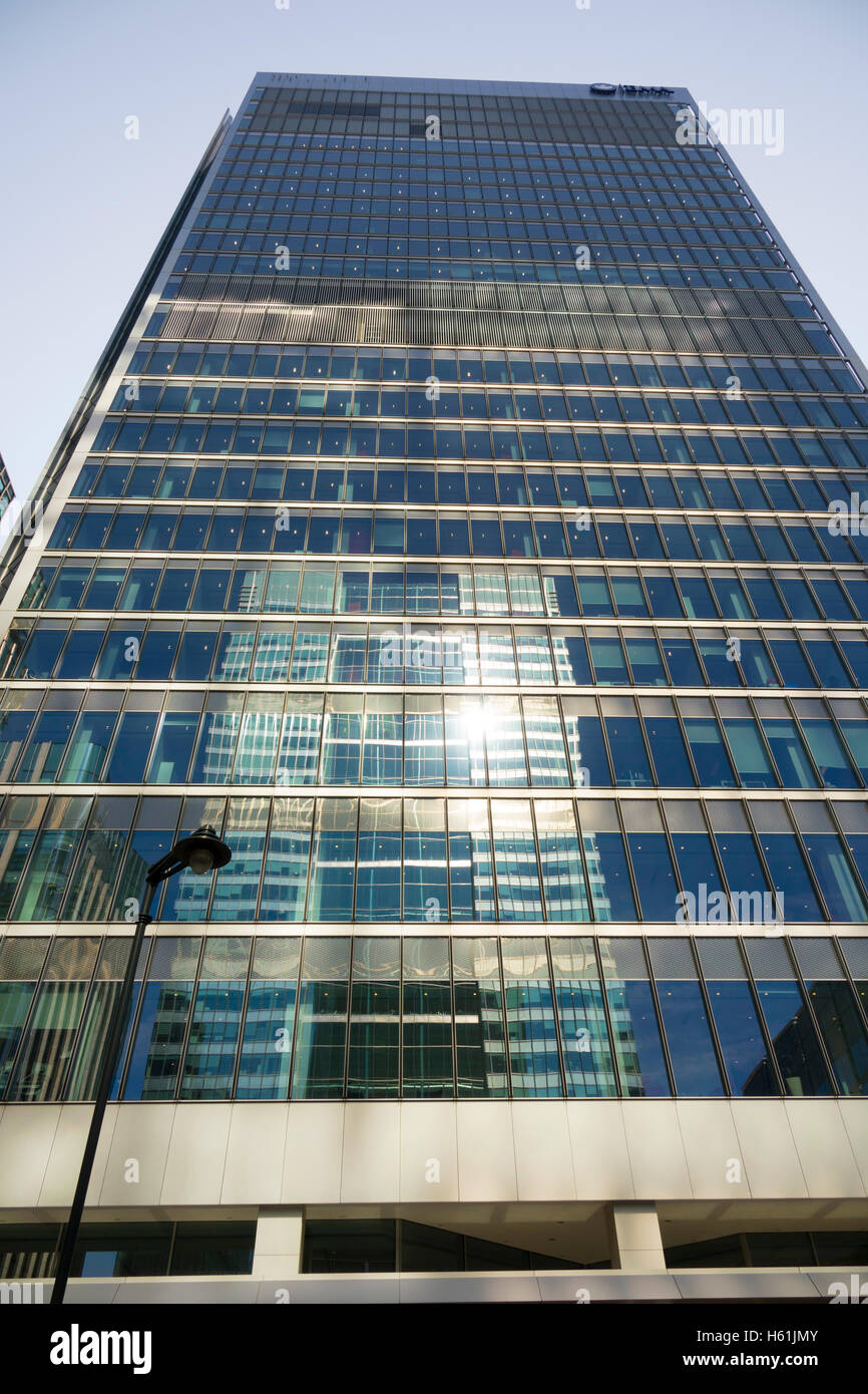EMA Building - Modern Skyscraper at Canary Wharf Stock Photo - Alamy