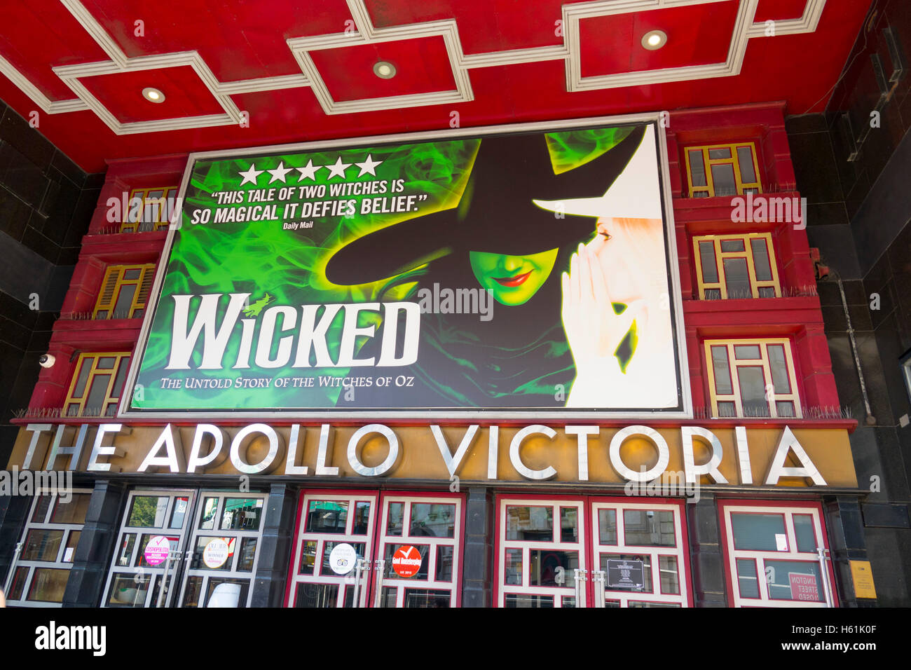 Apollo Victoria Theatre in London Stock Photo - Alamy