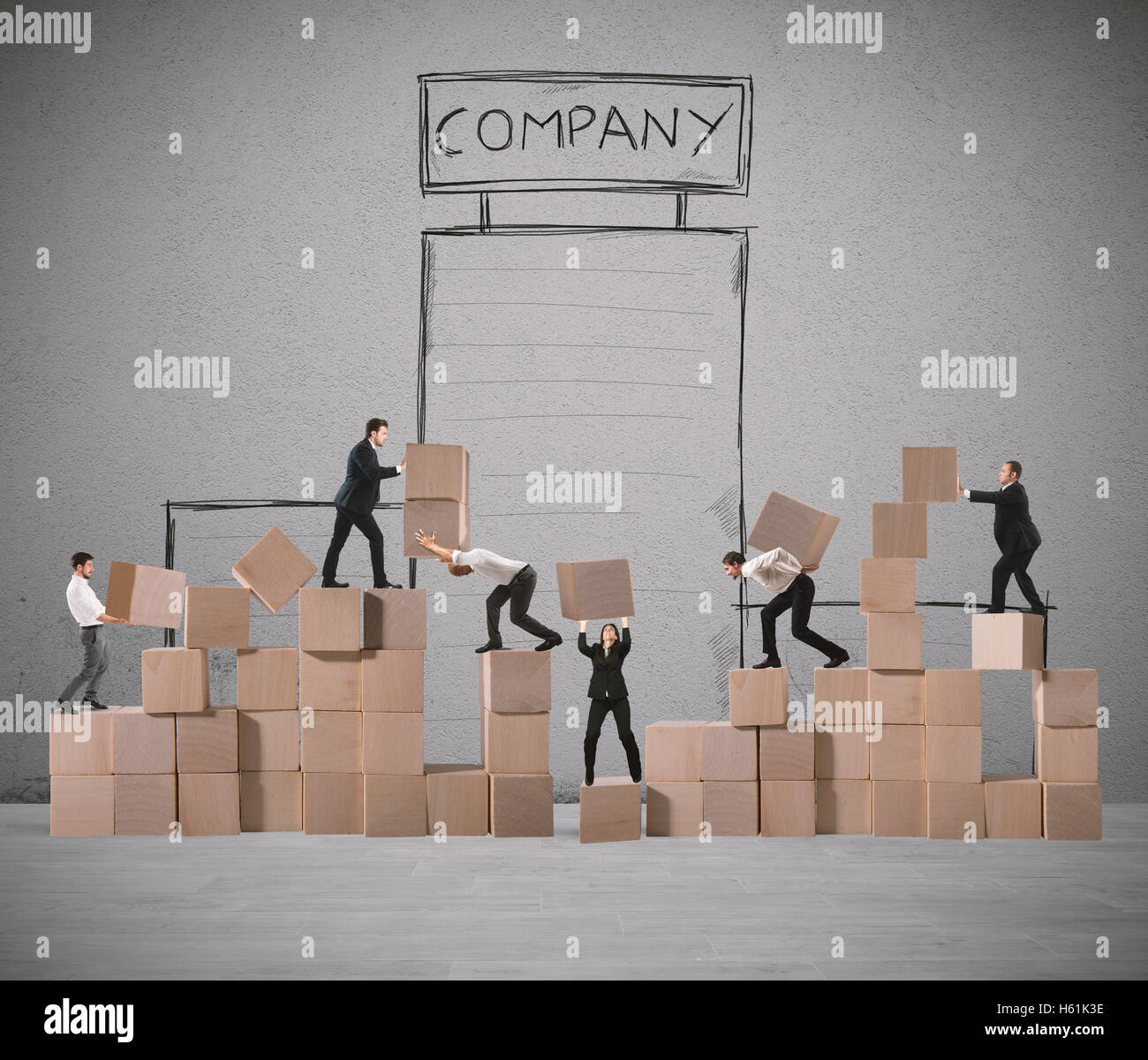 Build a team hi-res stock photography and images - Alamy