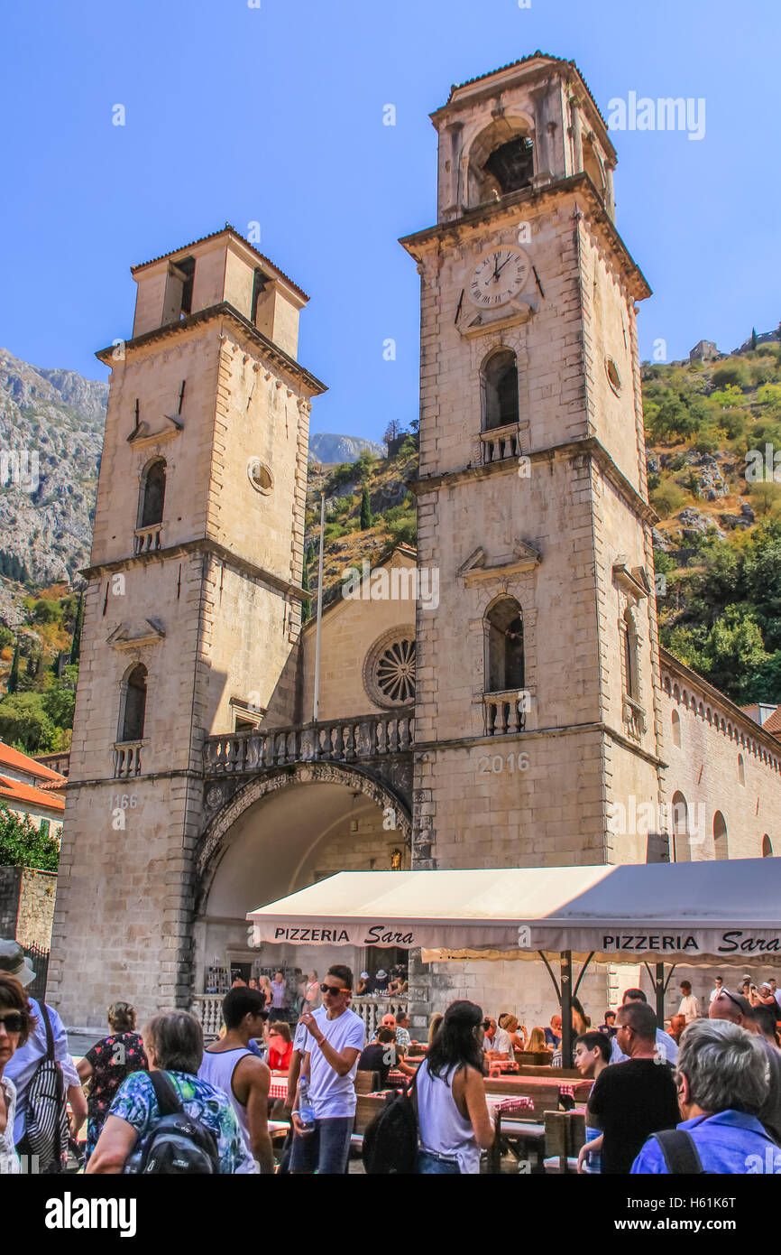 CATHEDRAL OF ST. TRYPHON, KOTOR, MONTENEGRO - CIRCA AUGUST, 2016 ...