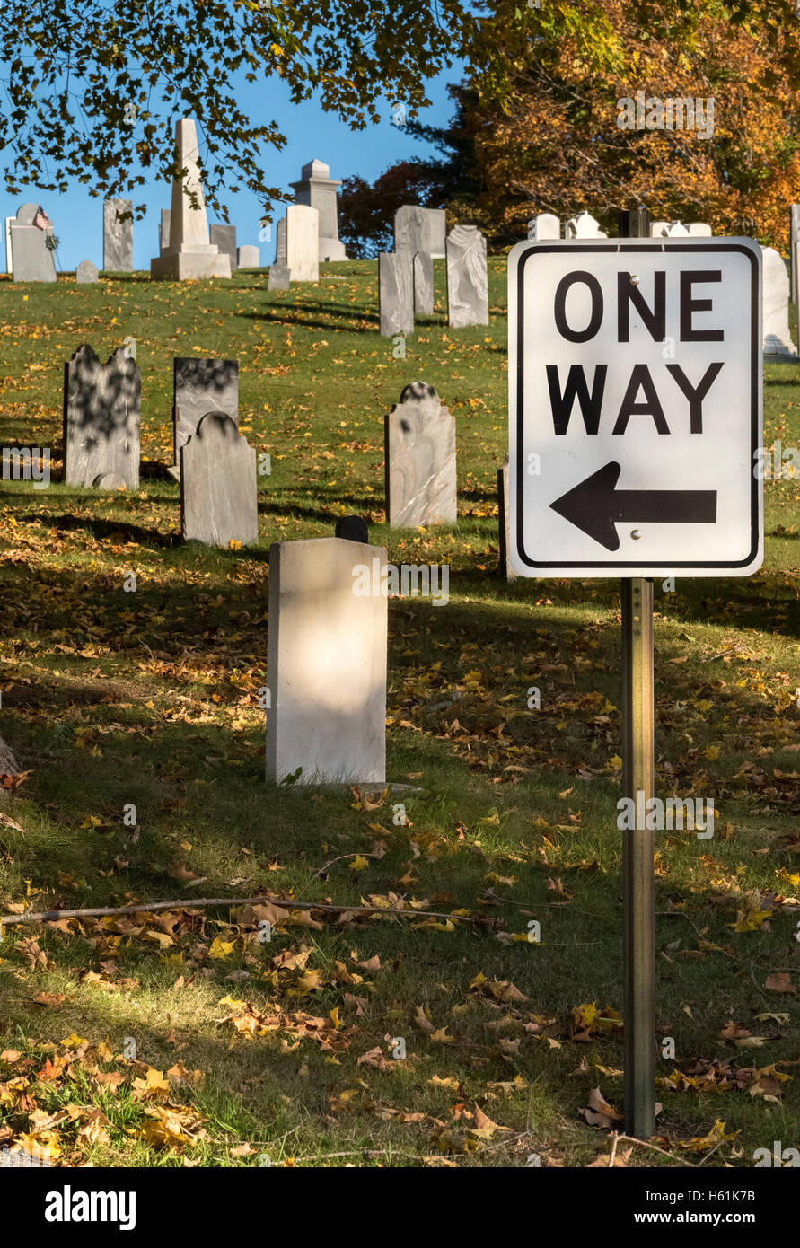 CEMETERY UNION MAINE USA Stock Photo - Alamy