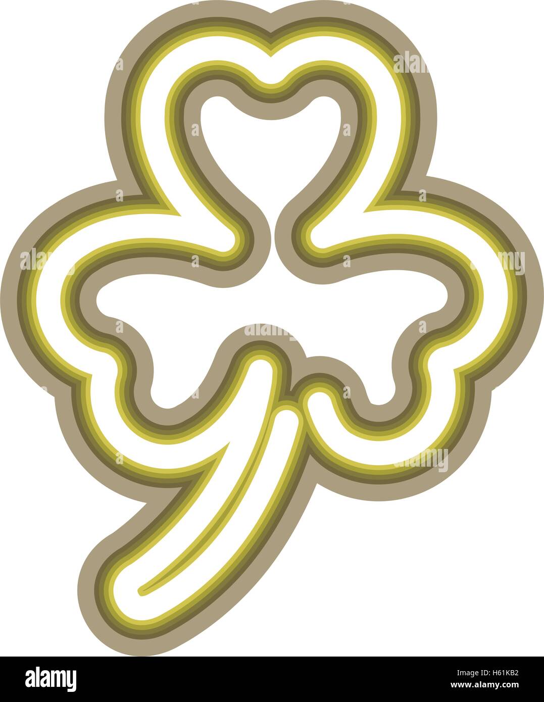 neon clover icon Stock Vector Image & Art - Alamy