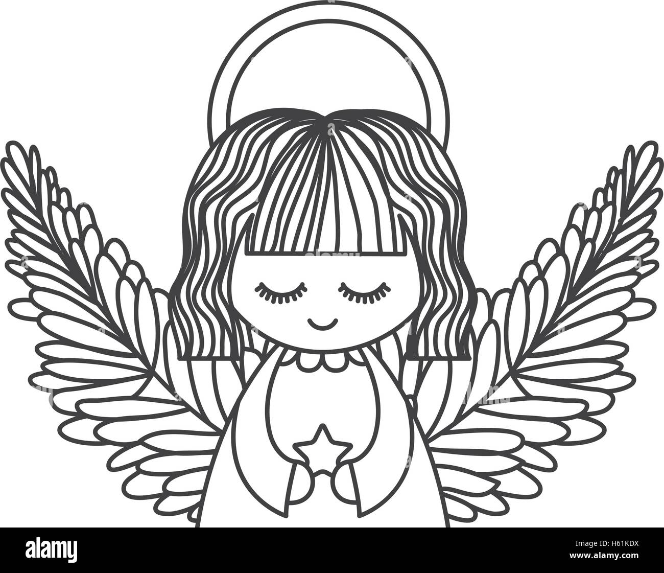 cute angel icon Stock Vector Image & Art - Alamy