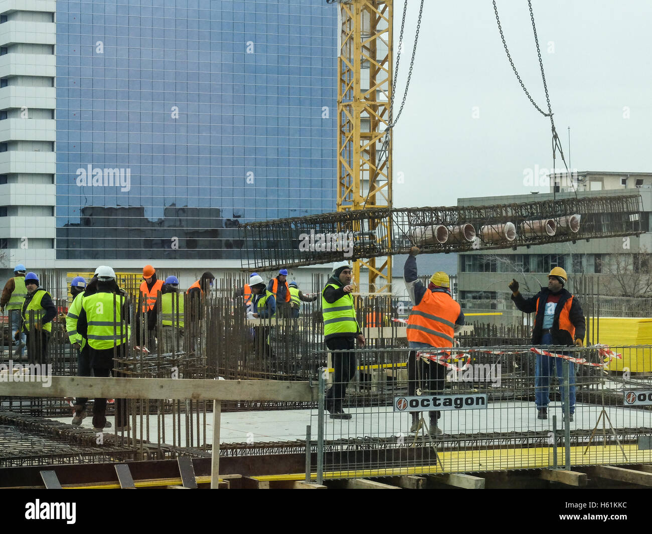 Construction site bucharest hi-res stock photography and images - Alamy