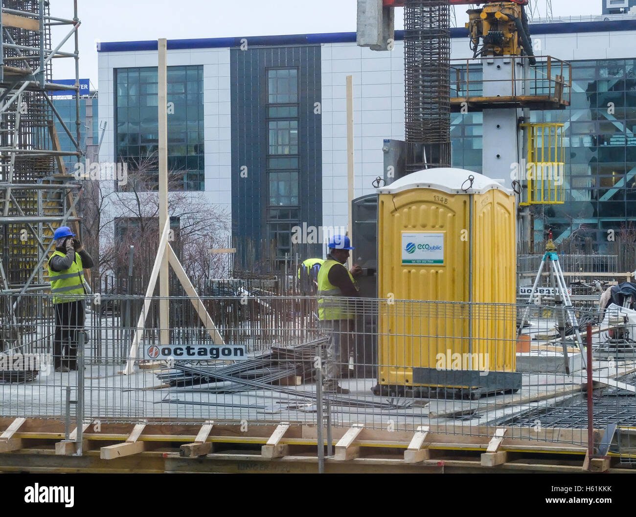 Construction site toilet hi-res stock photography and images - Alamy