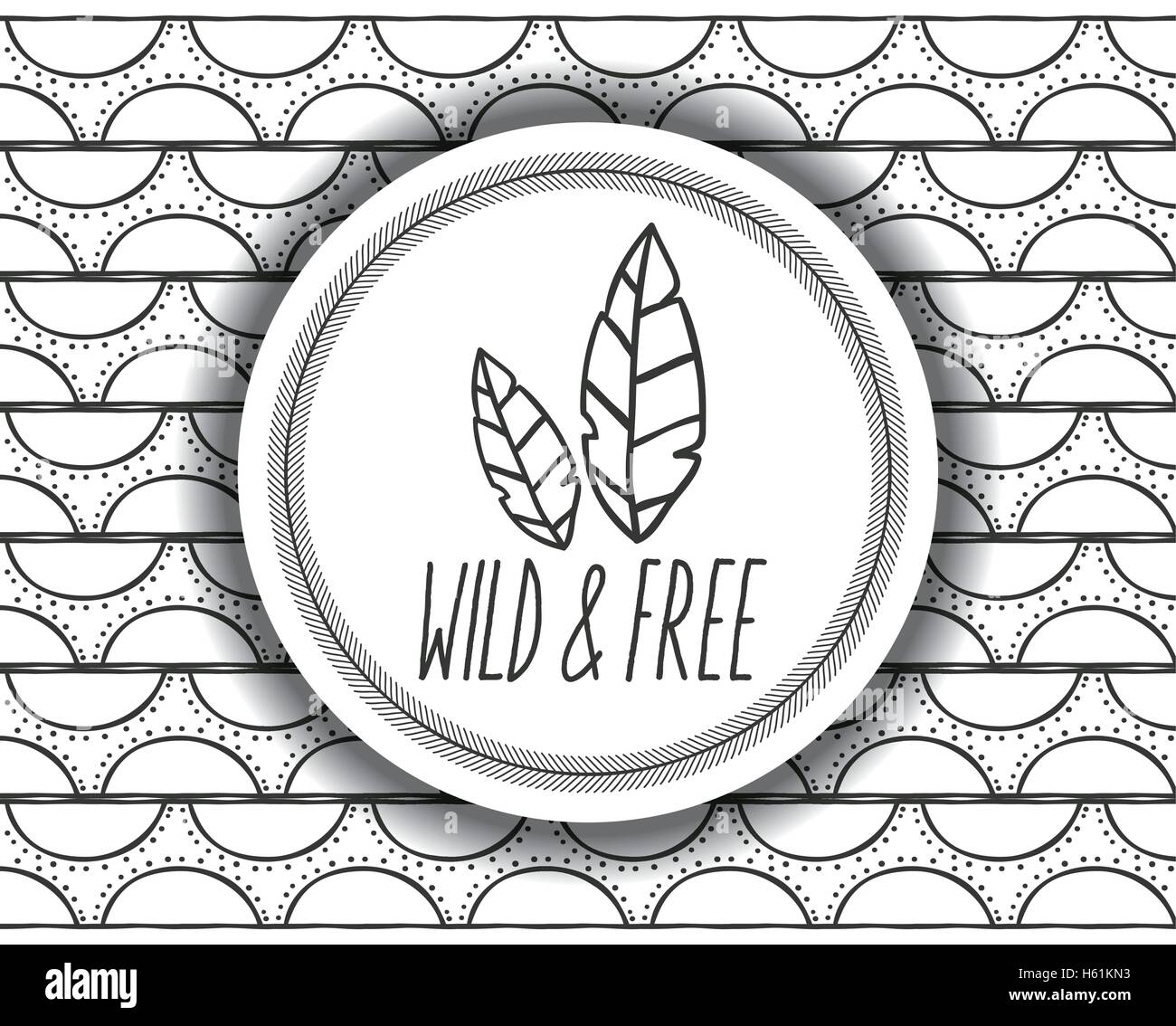 Boho circle bohemic and ornament design Stock Vector Image & Art - Alamy