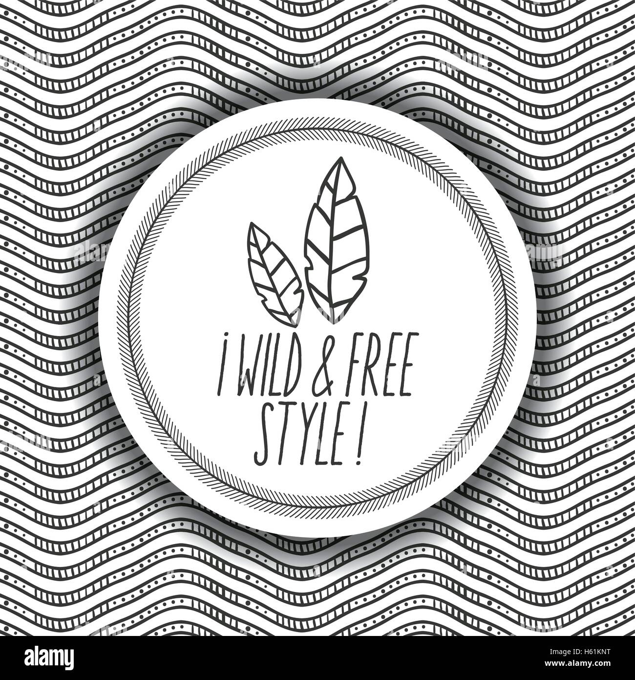 Boho circle bohemic and ornament design Stock Vector Image & Art - Alamy