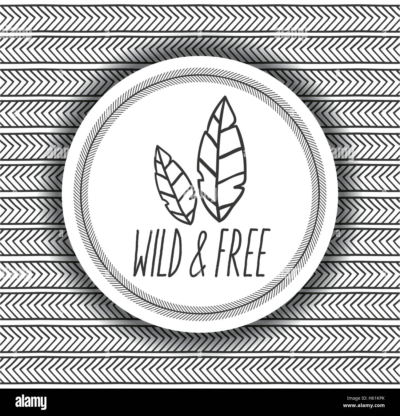 Boho circle bohemic and ornament design Stock Vector Image & Art - Alamy