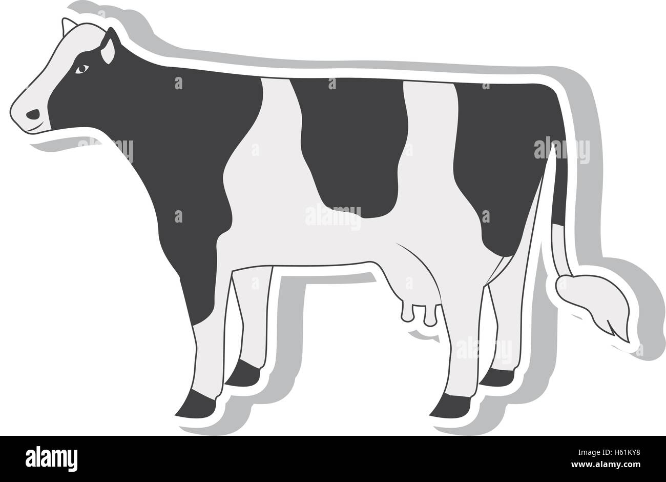 cow animal icon Stock Vector Image & Art - Alamy