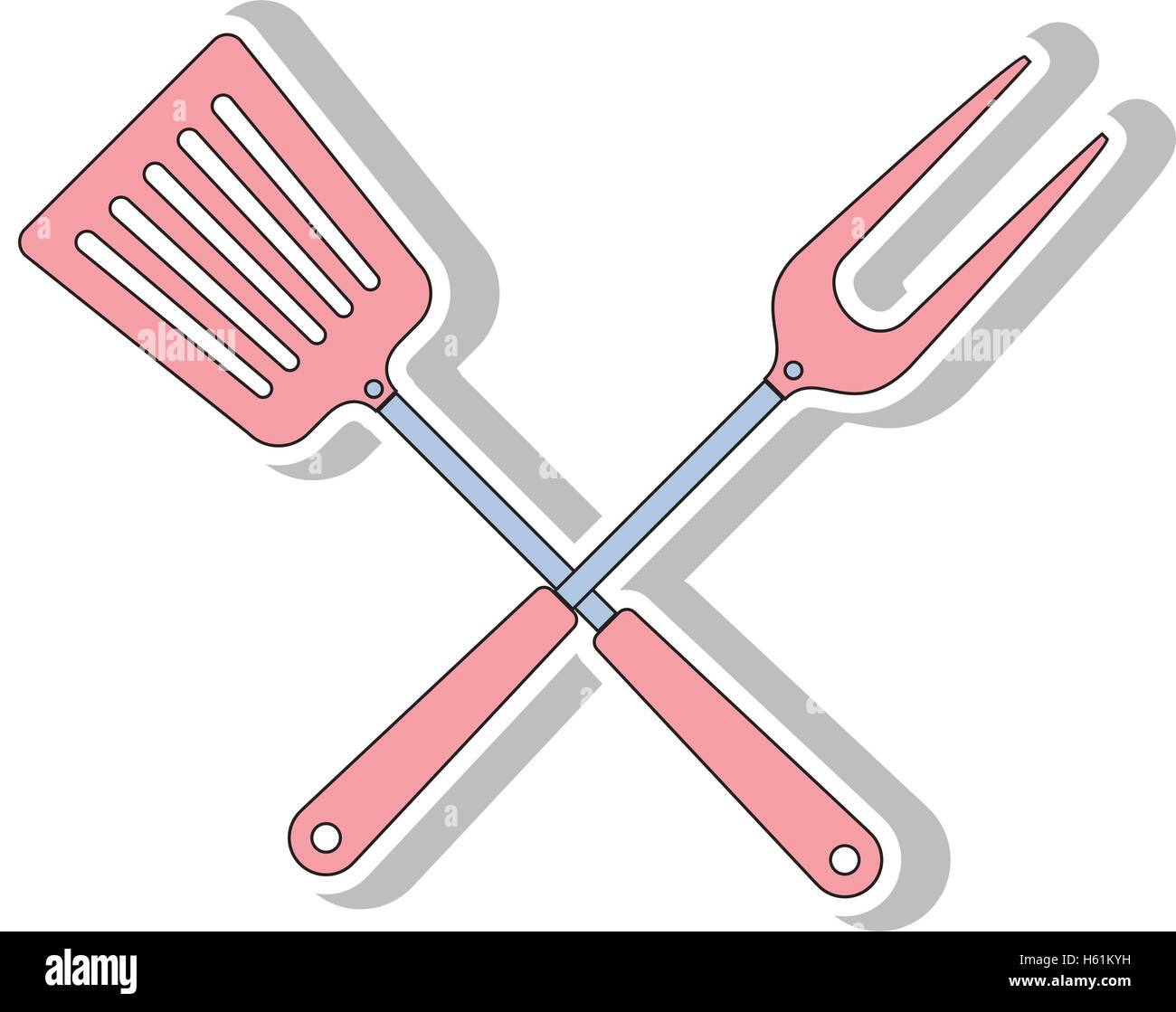 bbq cooking utensils Stock Vector Image & Art - Alamy