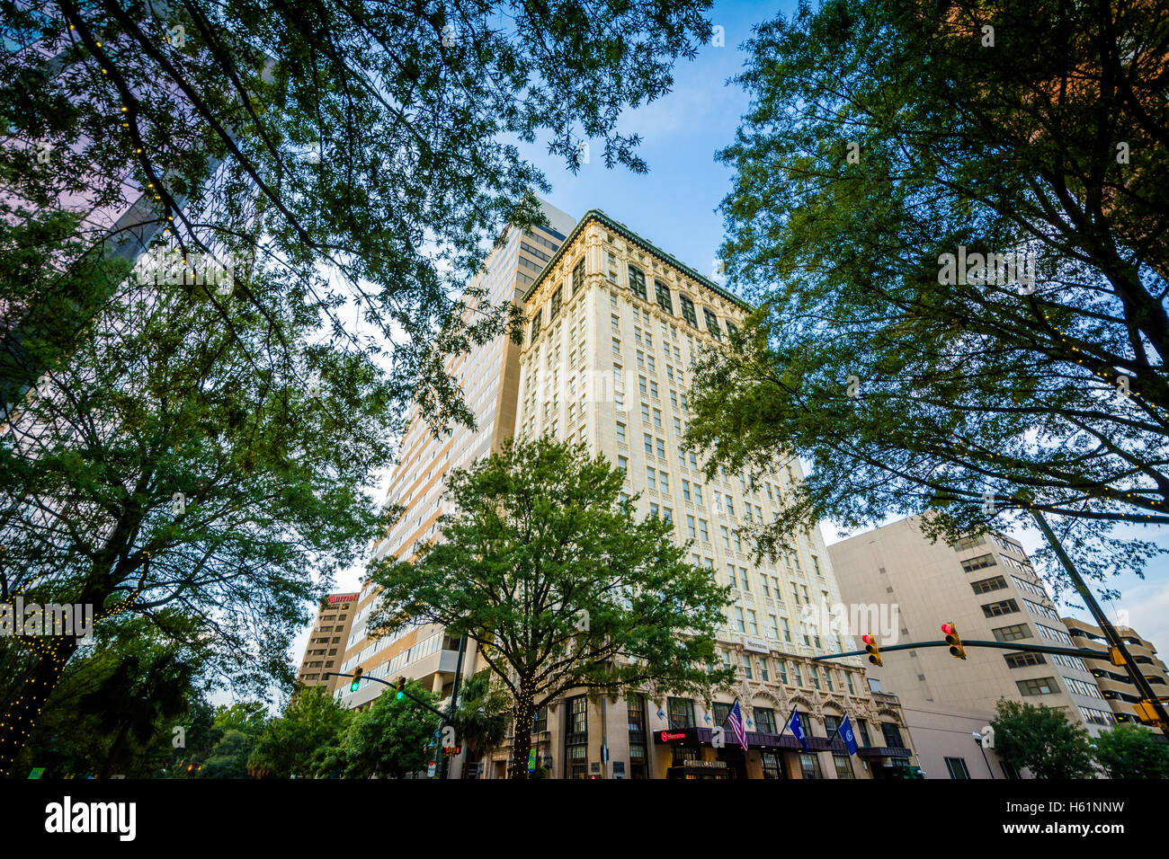 Buildings in downtown Columbia, South Carolina Stock Photo - Alamy