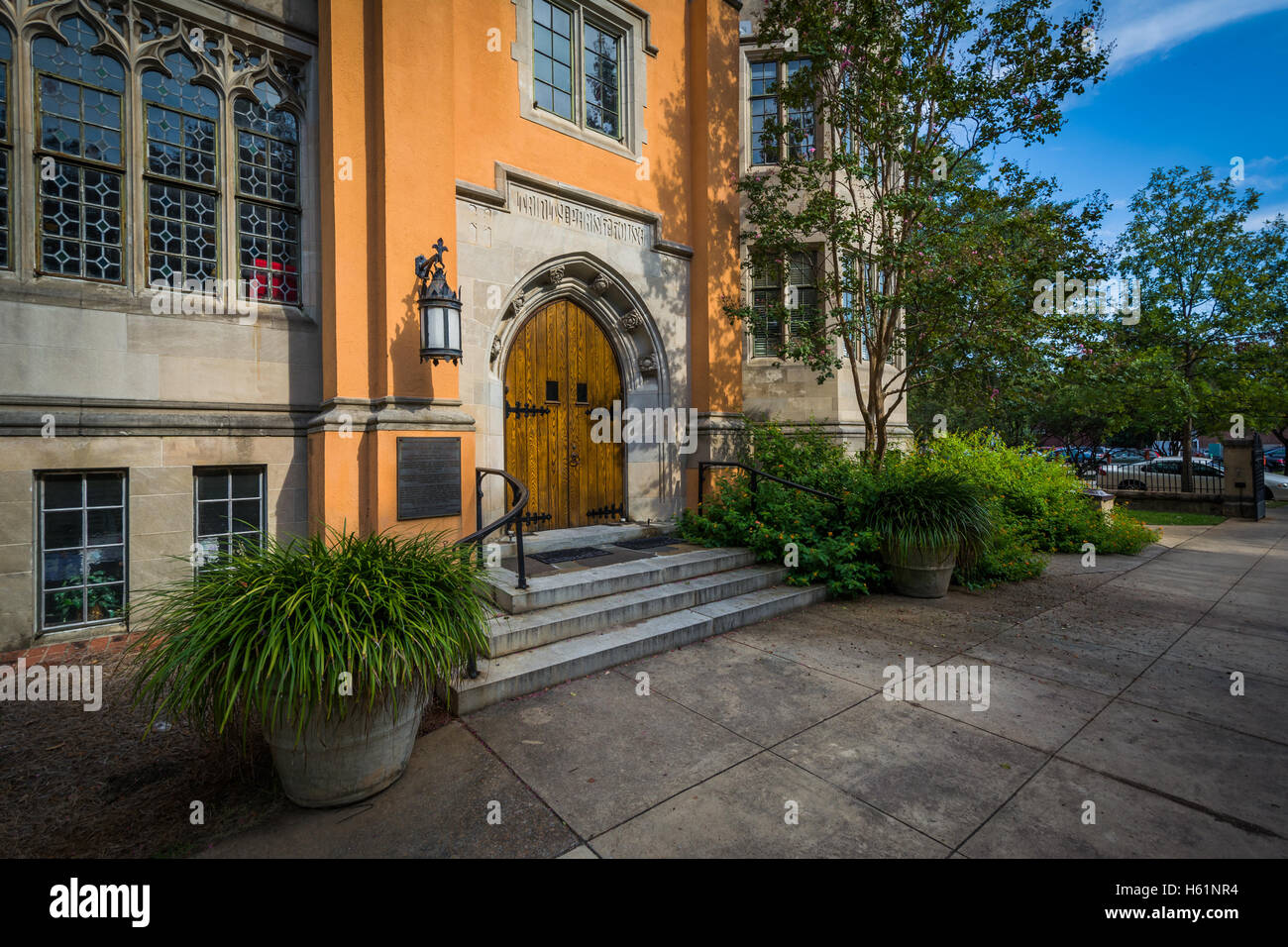 Exterior of the Trinity Episcopal Cathedral, in Columbia, South ...
