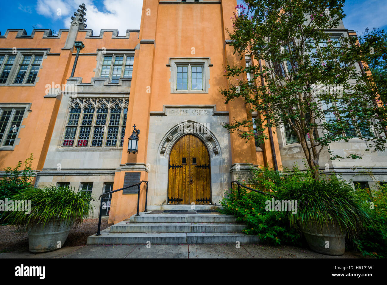 The exterior of Trinity Episcopal Cathedral, in Columbia, South ...