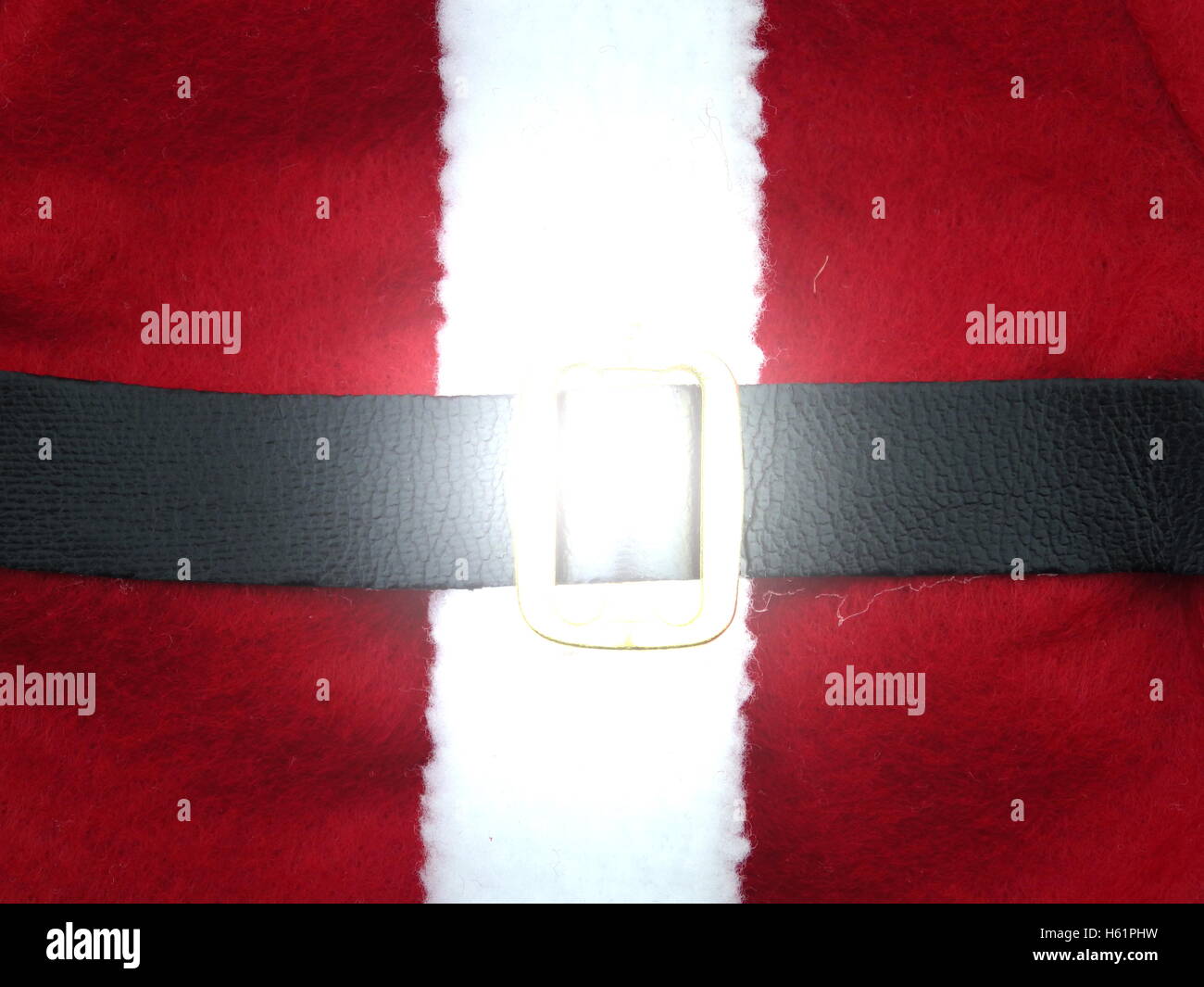 Santa coat and belt Stock Photo - Alamy
