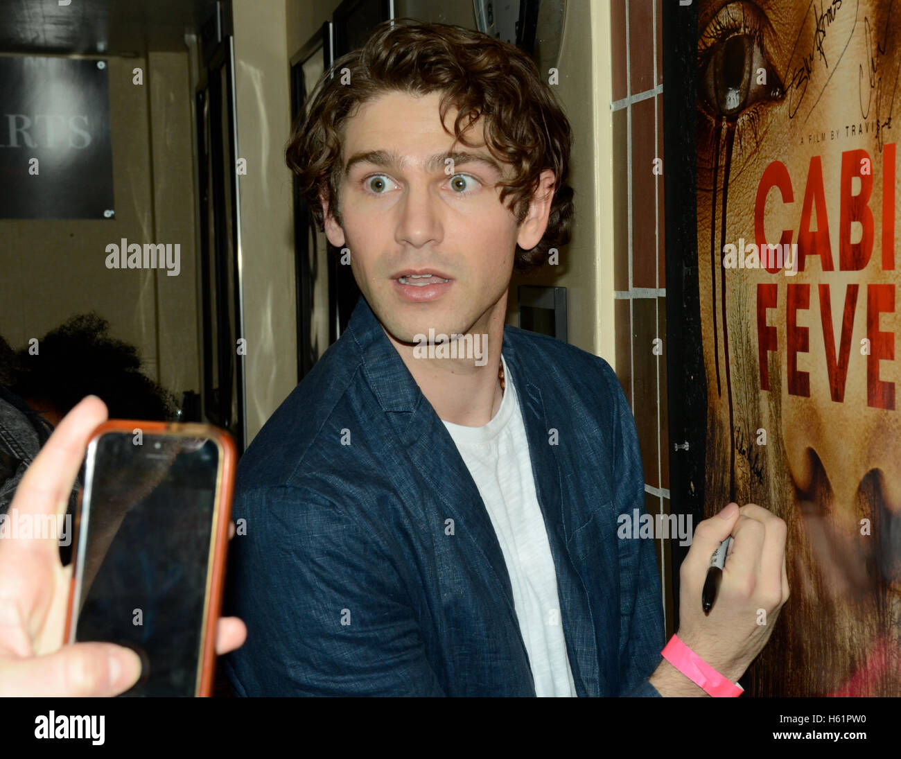 Samuel Davis attend the 'Cabin Fever' Los Angeles Premiere at Arena ...