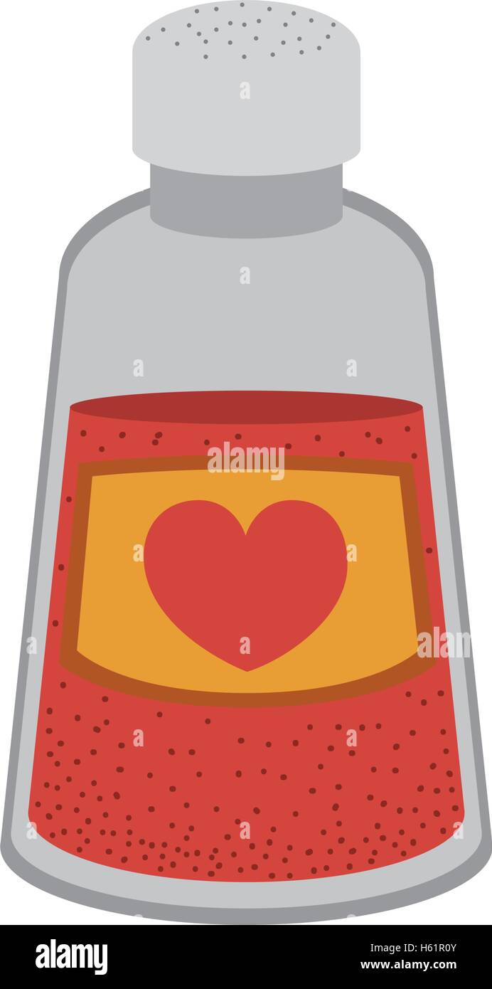 love bottle container Stock Vector Image & Art - Alamy