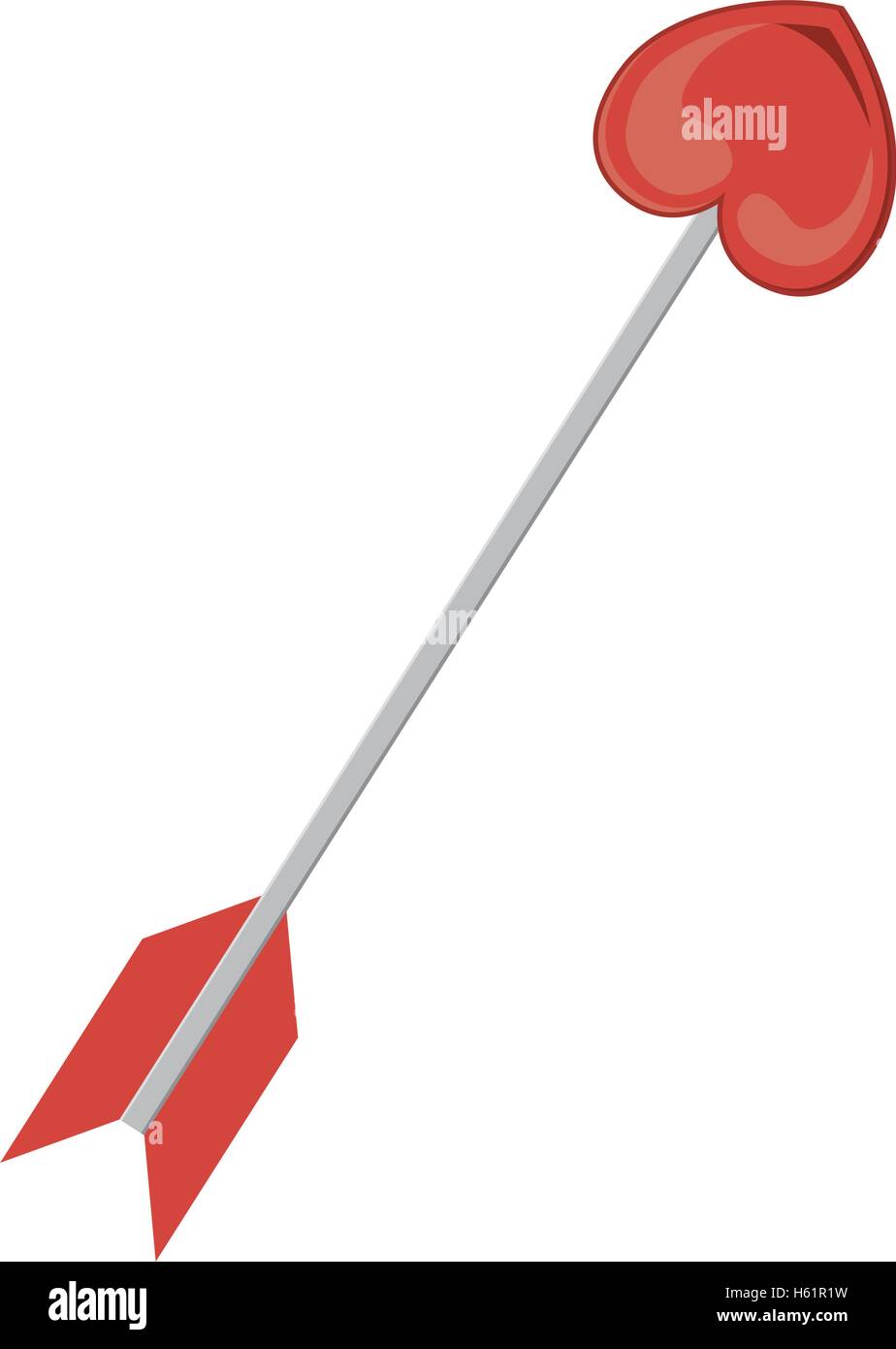 archer weapon with heart symbol Stock Vector Image & Art - Alamy