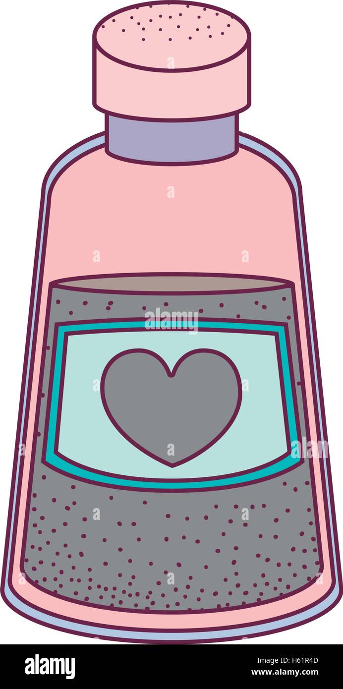 love bottle container Stock Vector Image & Art - Alamy