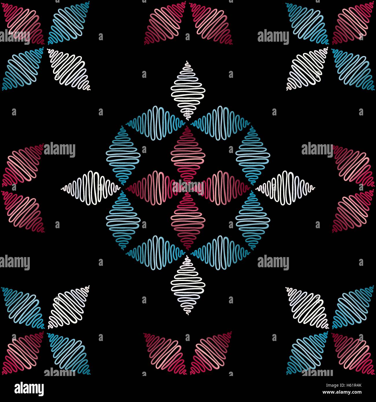 Abstract hand drawing pattern. Vector modern seamless background ...