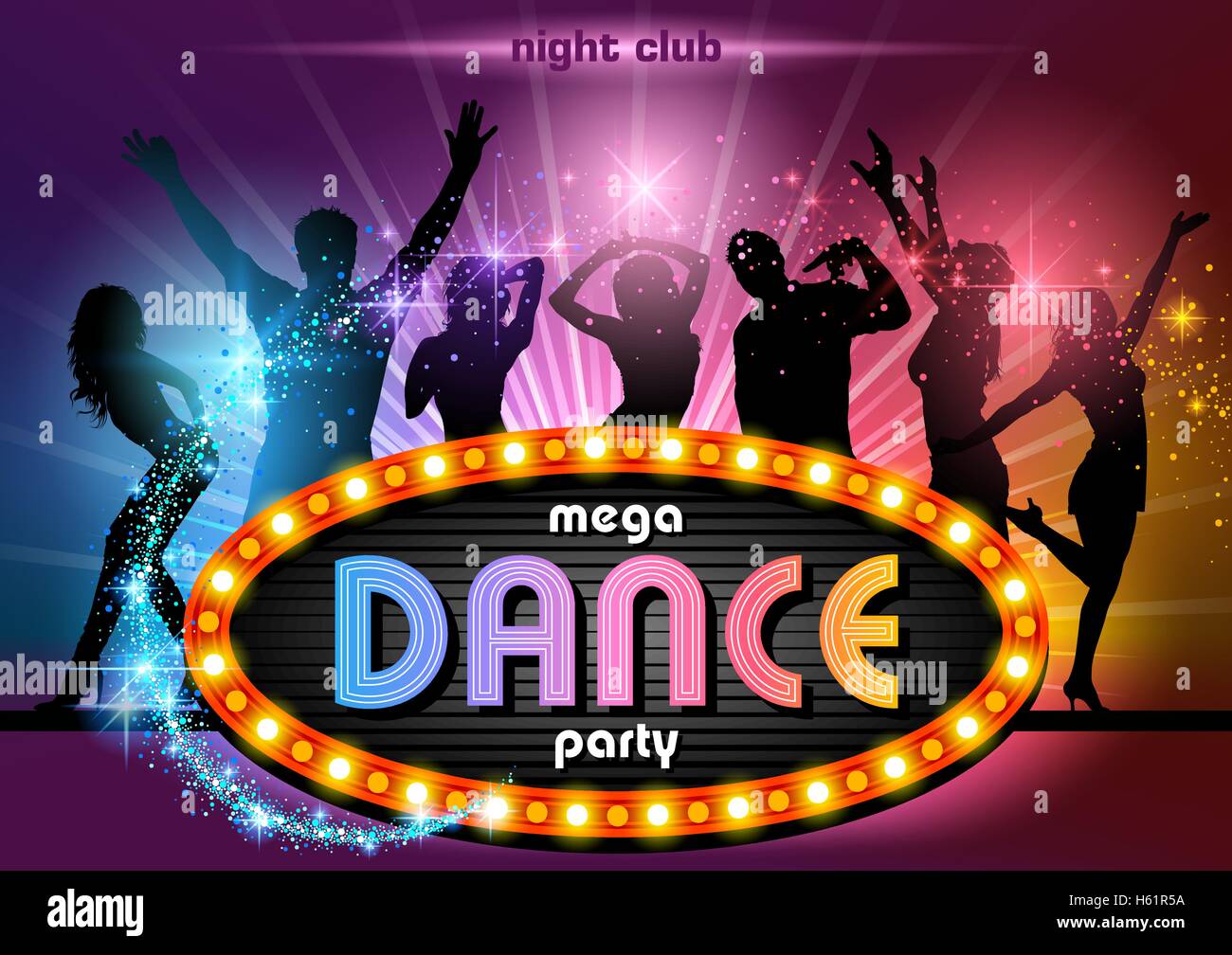 Party People Background Stock Vector Image & Art - Alamy