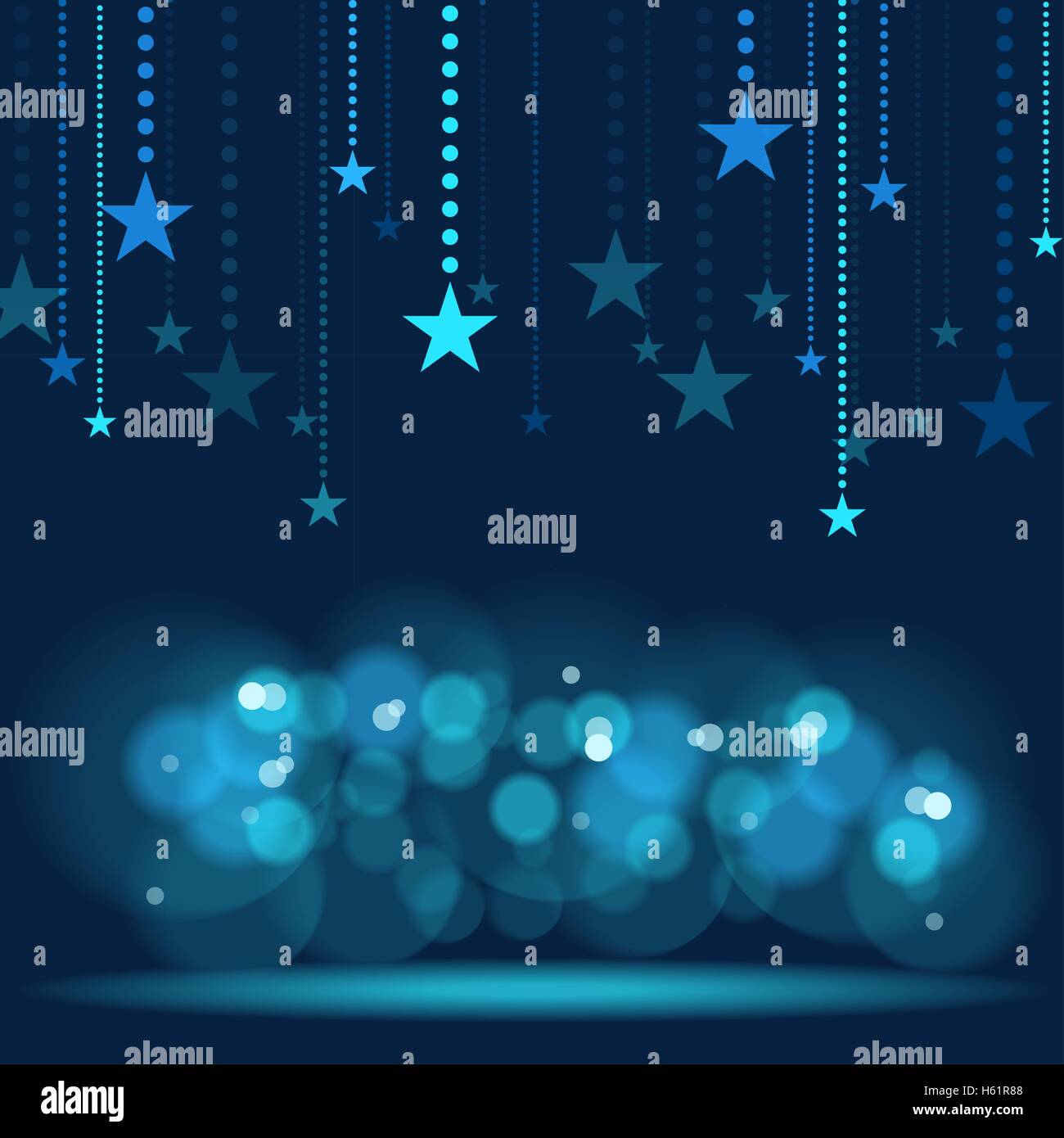 Christmas star hanging on Stock Vector Images - Alamy