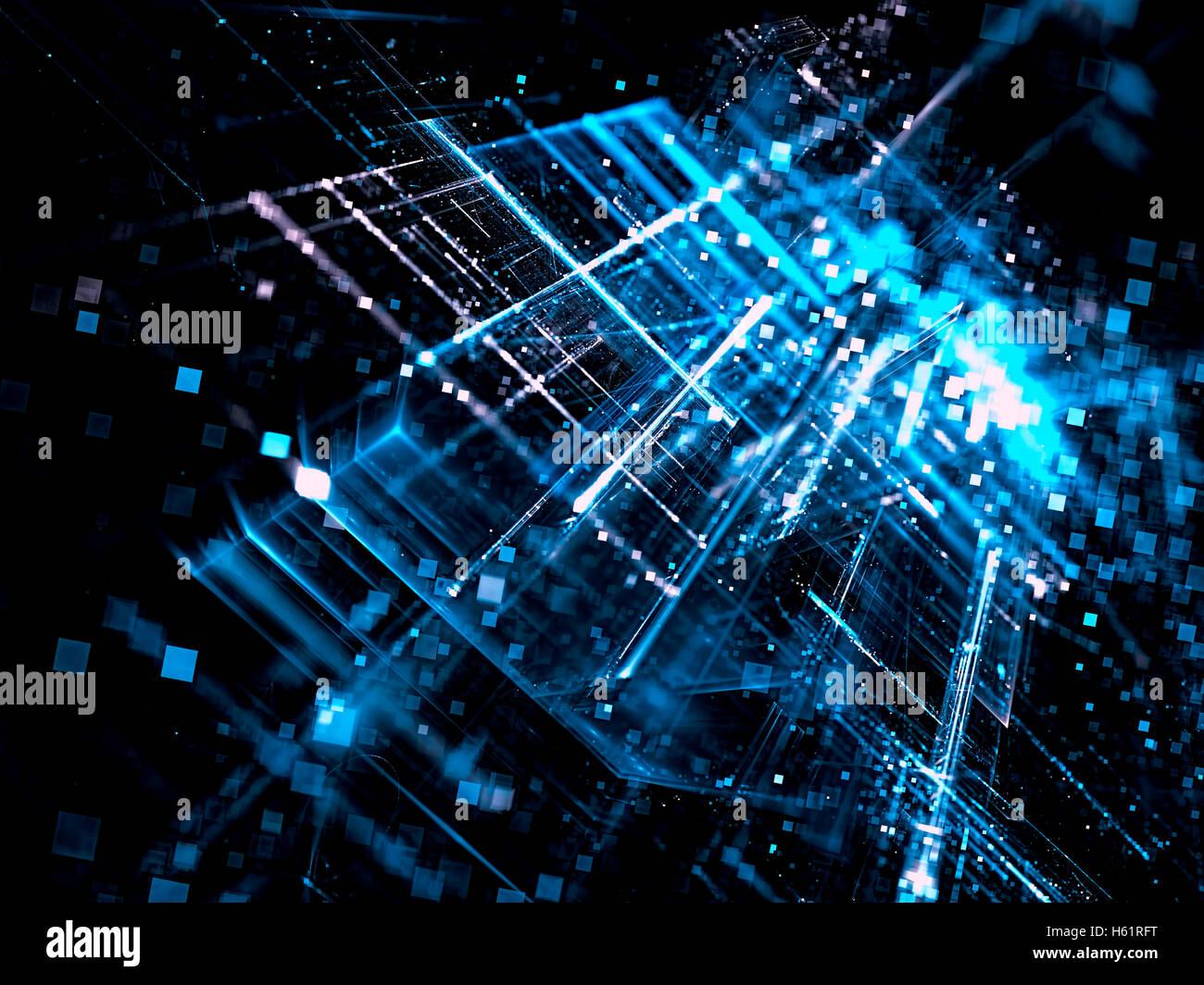 Abstract blurred tech background - digitally generated image Stock ...