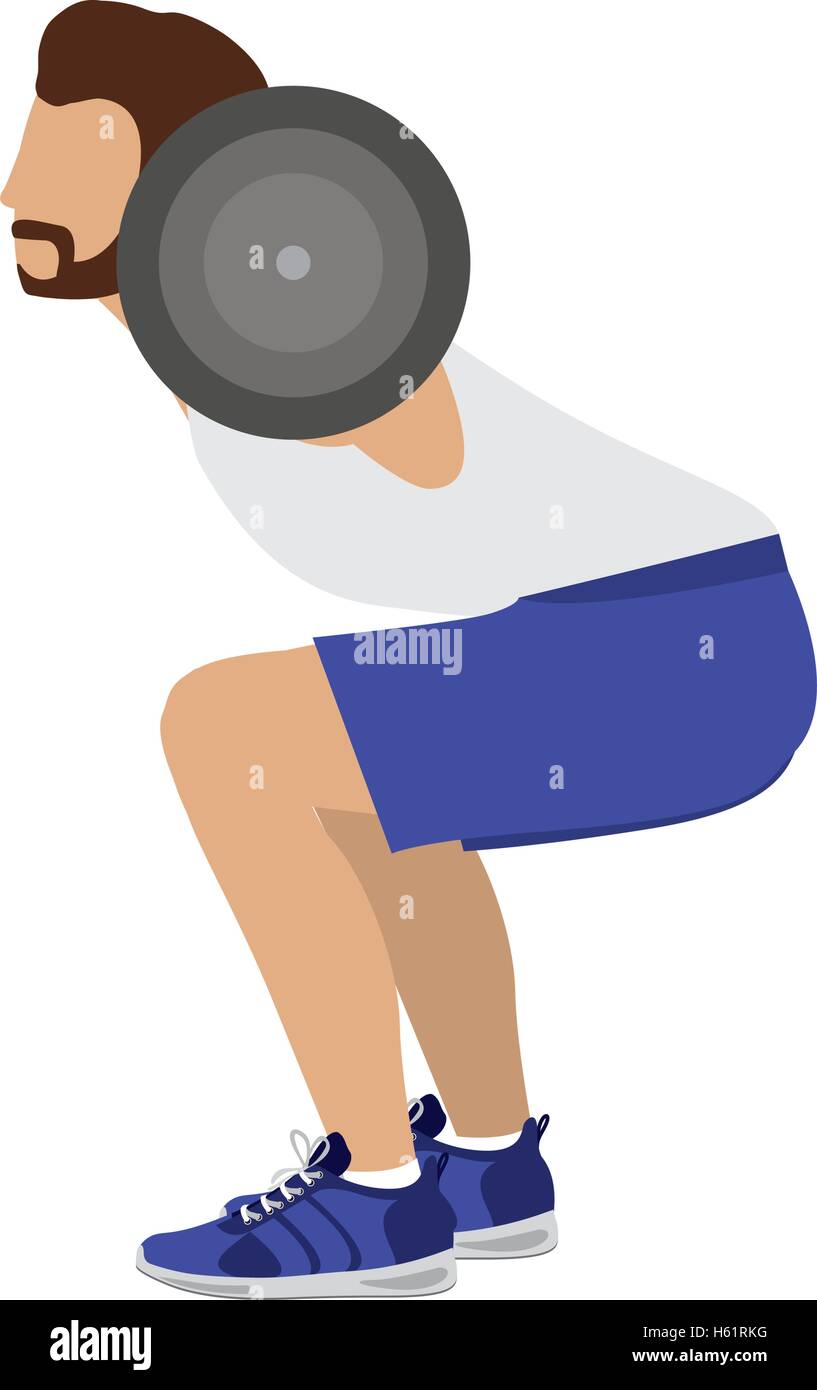 man workout fitness lifestyle Stock Vector Image & Art - Alamy
