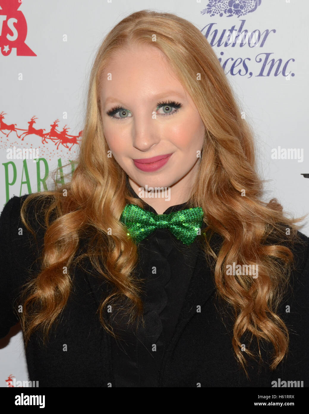 Elizabeth Stanton arrives at the The 84th Annual Hollywood Christmas ...