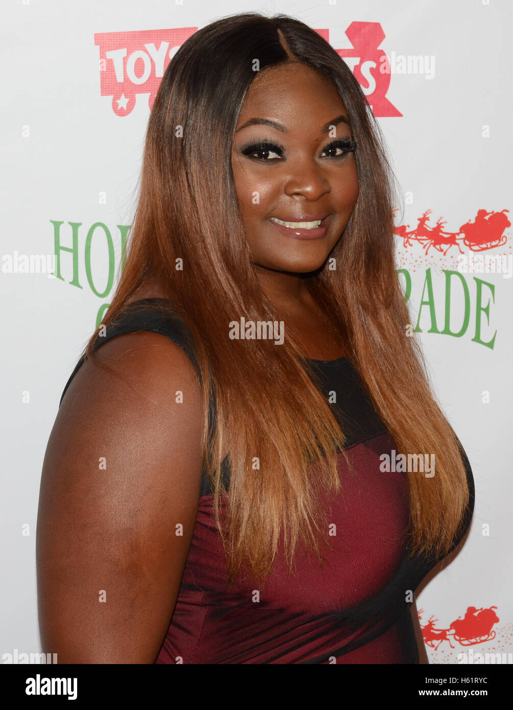 Candice Glover arrives at the 84th Annual Hollywood Christmas Parade ...