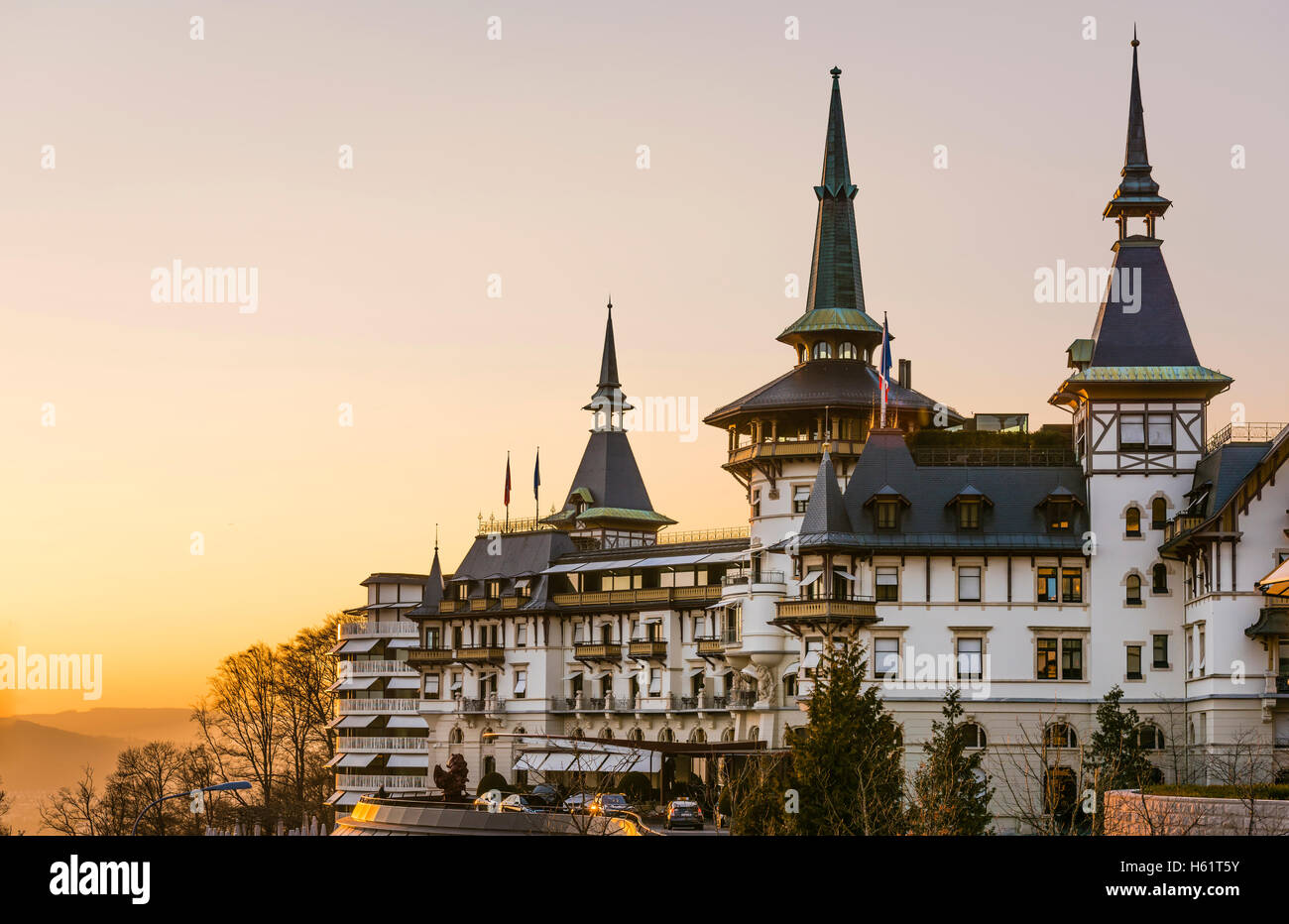 Exterior view of The Dolder Grand (formerly known as Grand Hotel Dolder ...