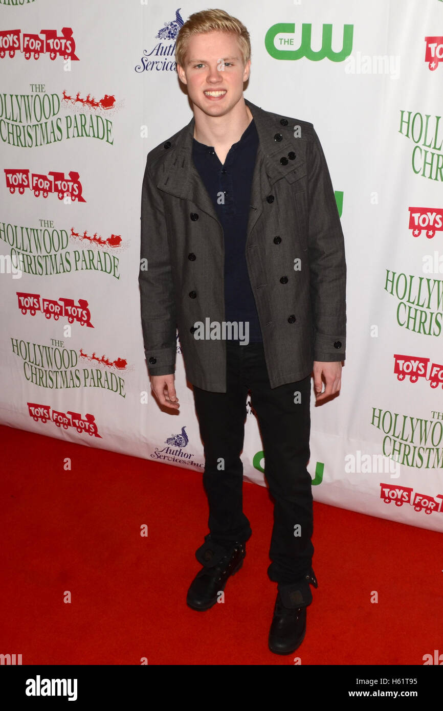 Ryan Cargill arrives at the The 84th Annual Hollywood Christmas Parade ...