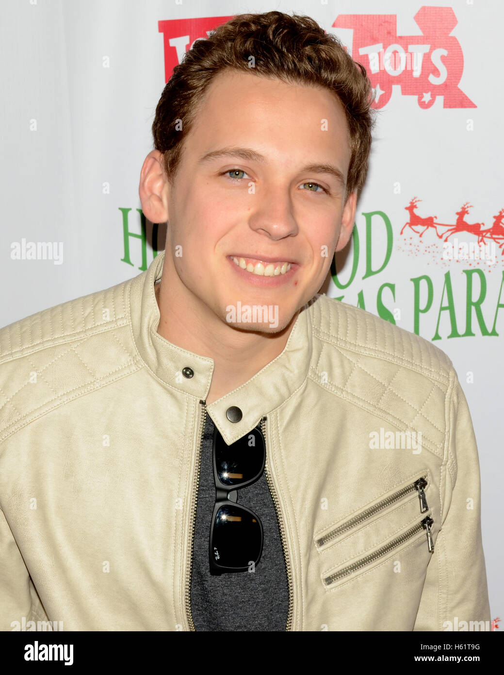 Tyler Perez arrives at the The 84th Annual Hollywood Christmas Parade ...