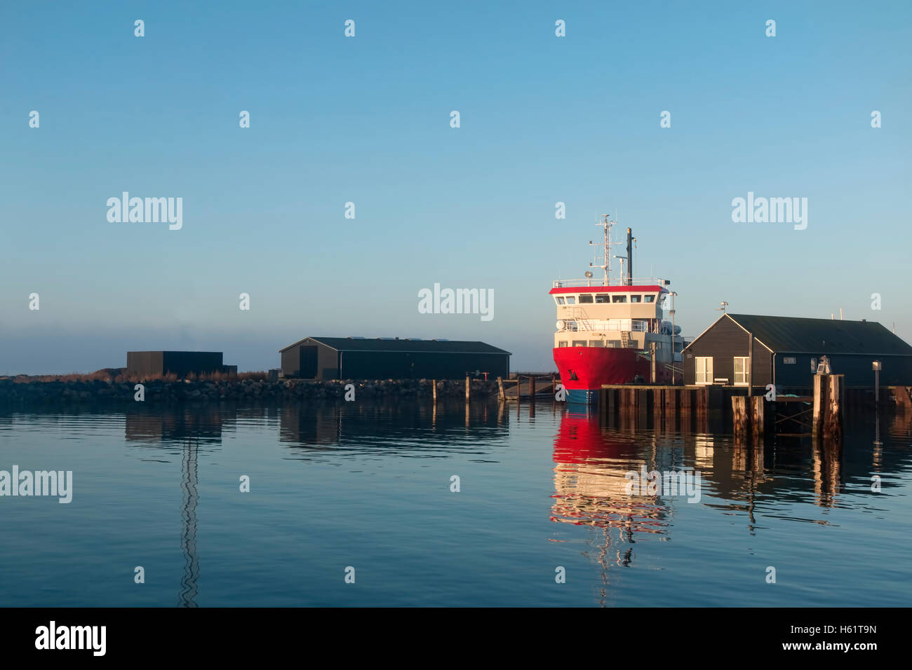Blue and white small ferry hi-res stock photography and images - Alamy
