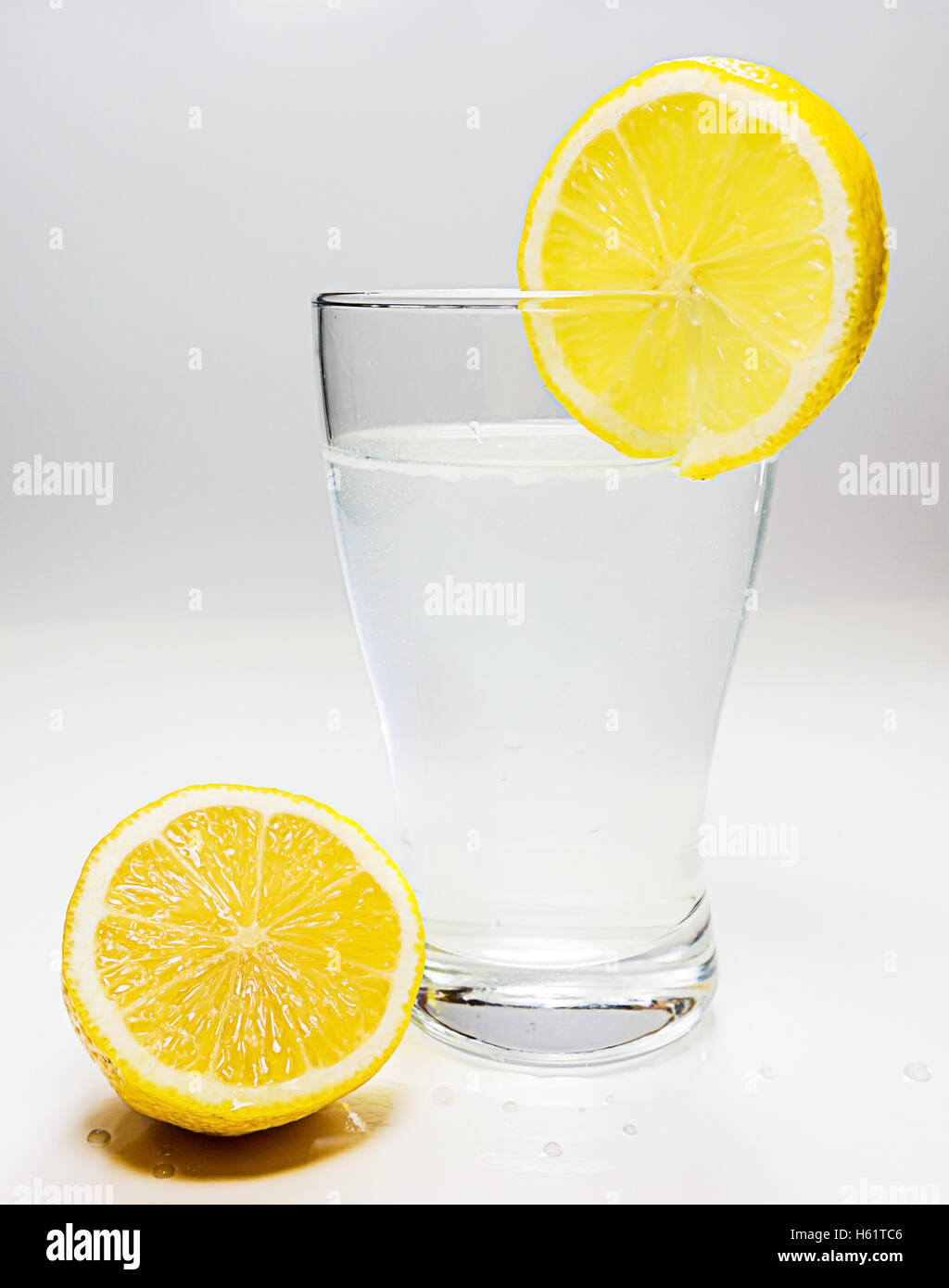 Glass of lemonade Stock Photo - Alamy