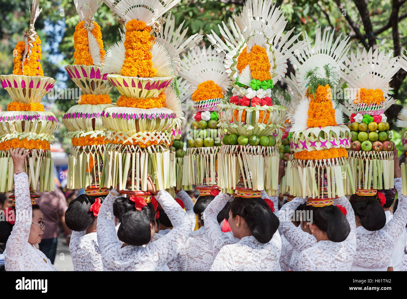 DENPASAR, BALI ISLAND, INDONESIA - JUNE 11, 2016: Group of beautiful ...
