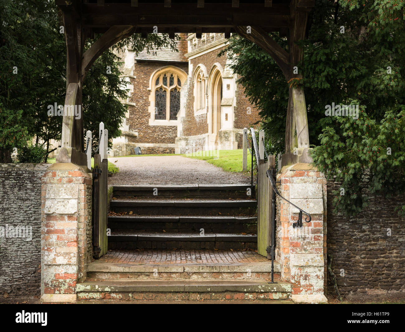 Church of St Mary Magdalene in the grounds of the royal estate at ...