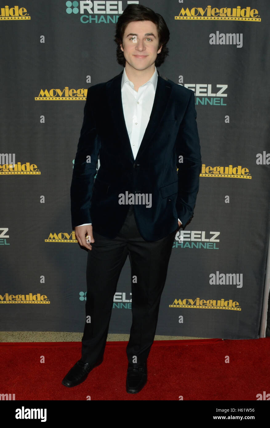 David Henrie arrives at the 24th Annual Movieguide Awards Gala ...